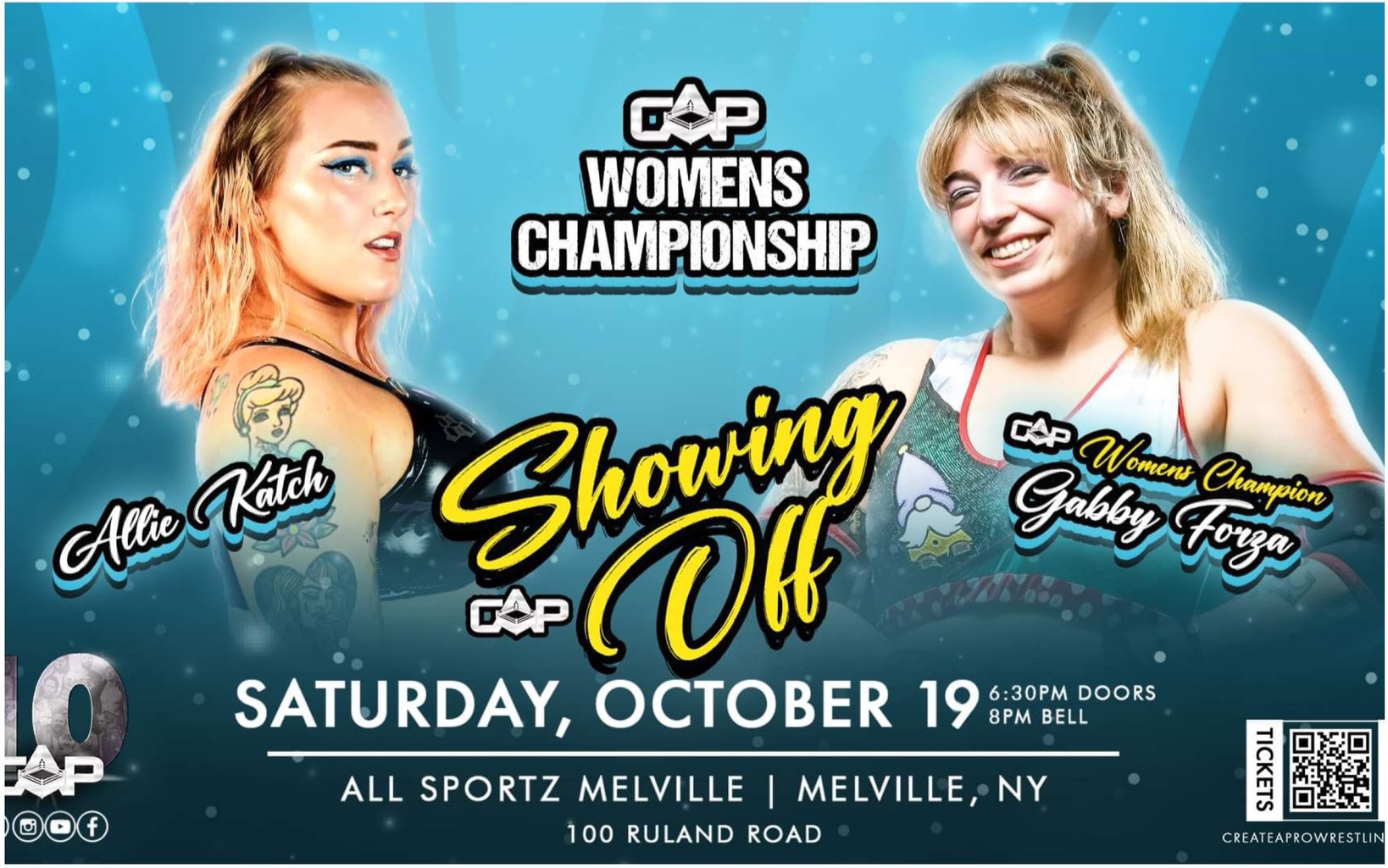 Allie Katch vs. Gabby Forza Set for CAP Showing Off – PWPonderings