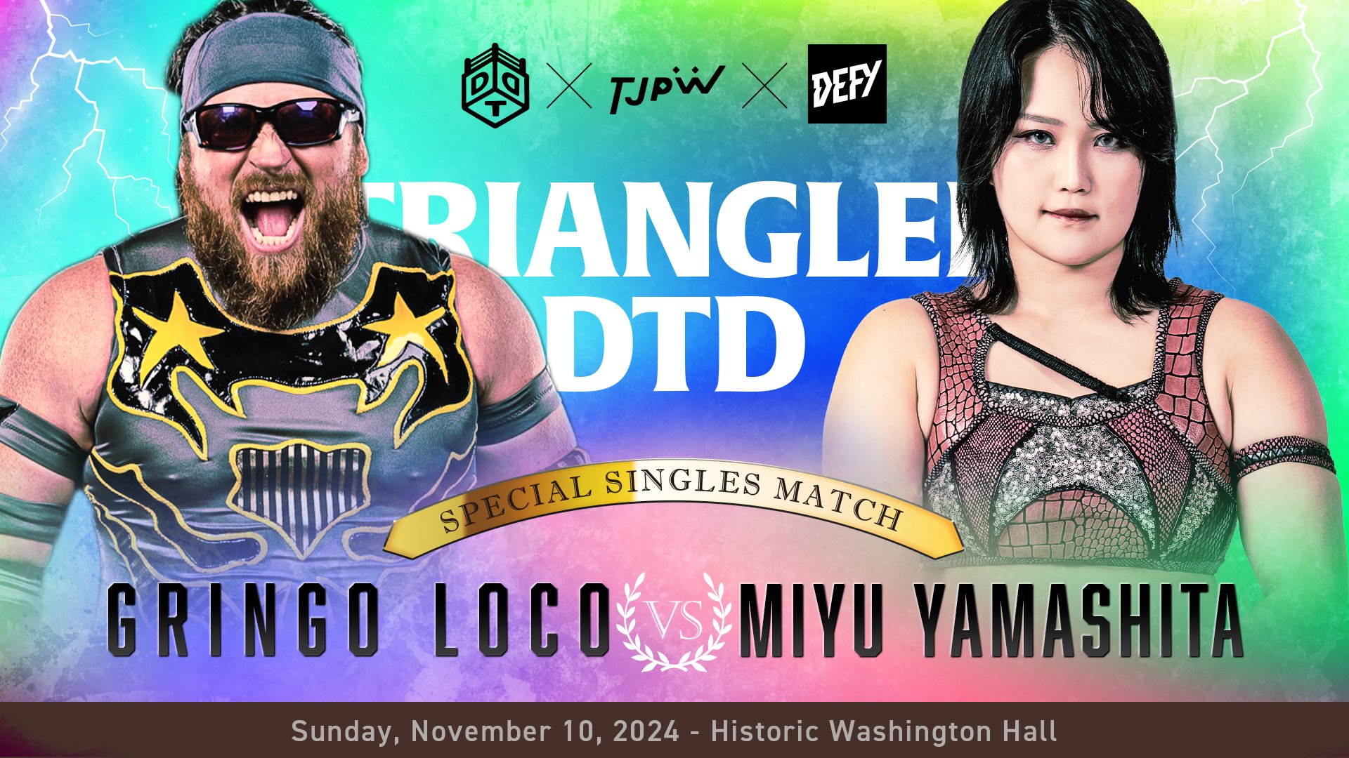 Gringo Loco vs Miyu Yamashita Added To DDT x TJPW x DEFY Super Show – PWPonderings