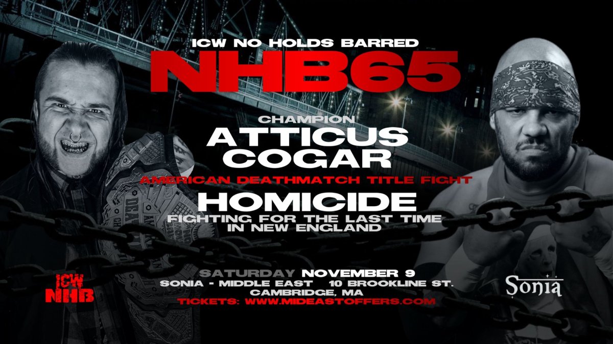 ICW No Holds Barred 11/9/2024 ICW NHB 65 Results – PWPonderings