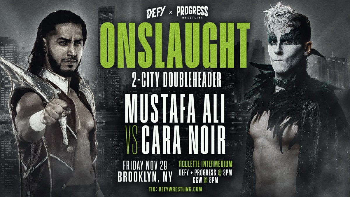 Cara Noir Matches Announced for DEFY x PROGRESS Onslaught Events ...