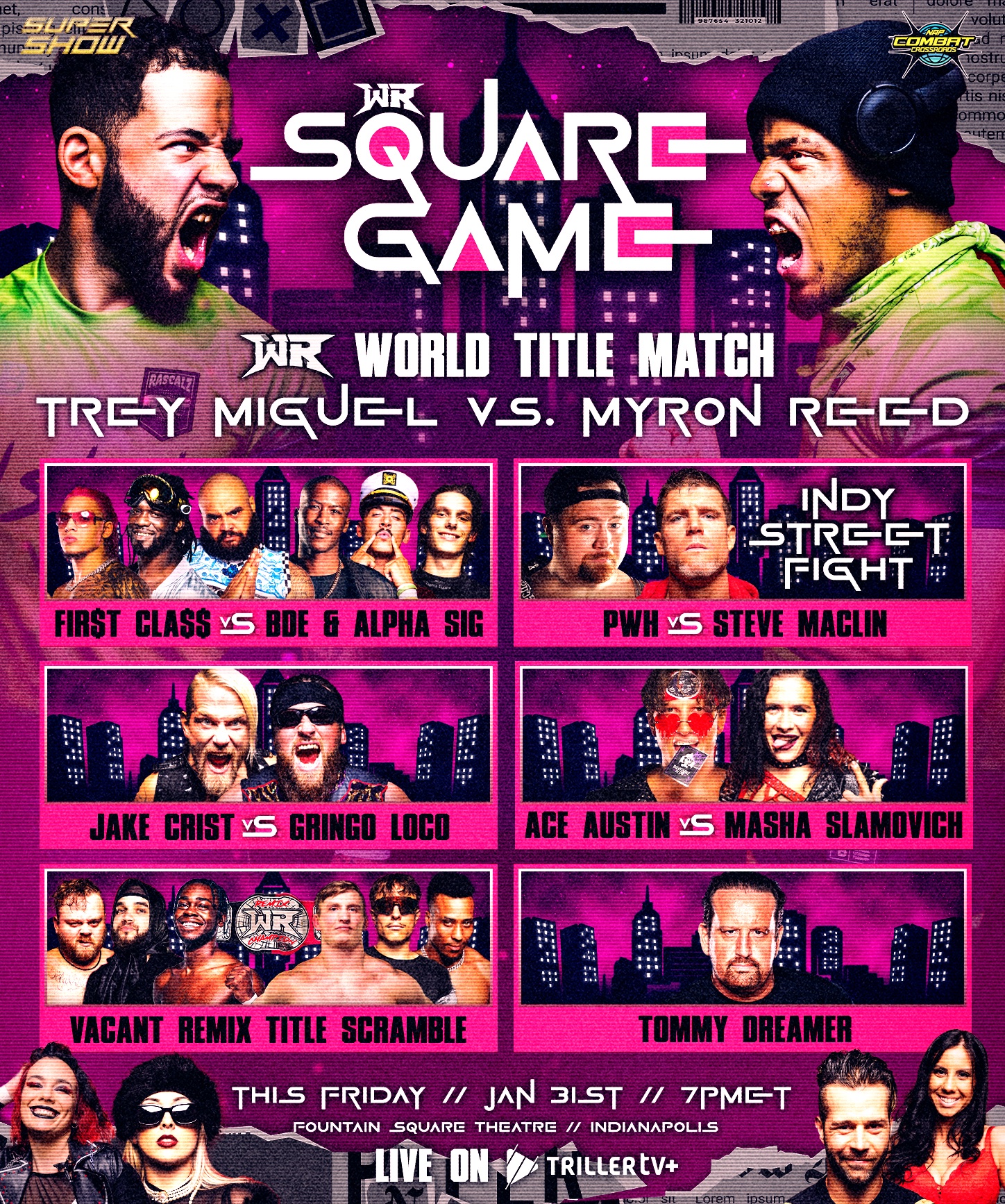 Wrestling Revolver 1/31/2025 WR Square Game Results – PWPonderings