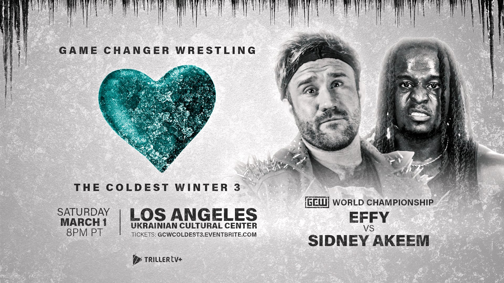Game Changer Wrestling 3/1/2025 GCW The Coldest Winter 3 Results ...