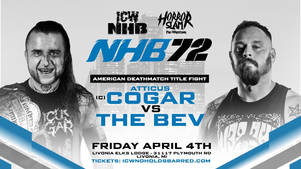 ICW No Holds Barred 4/4/2025 ICW NHB 72 Results – PWPonderings