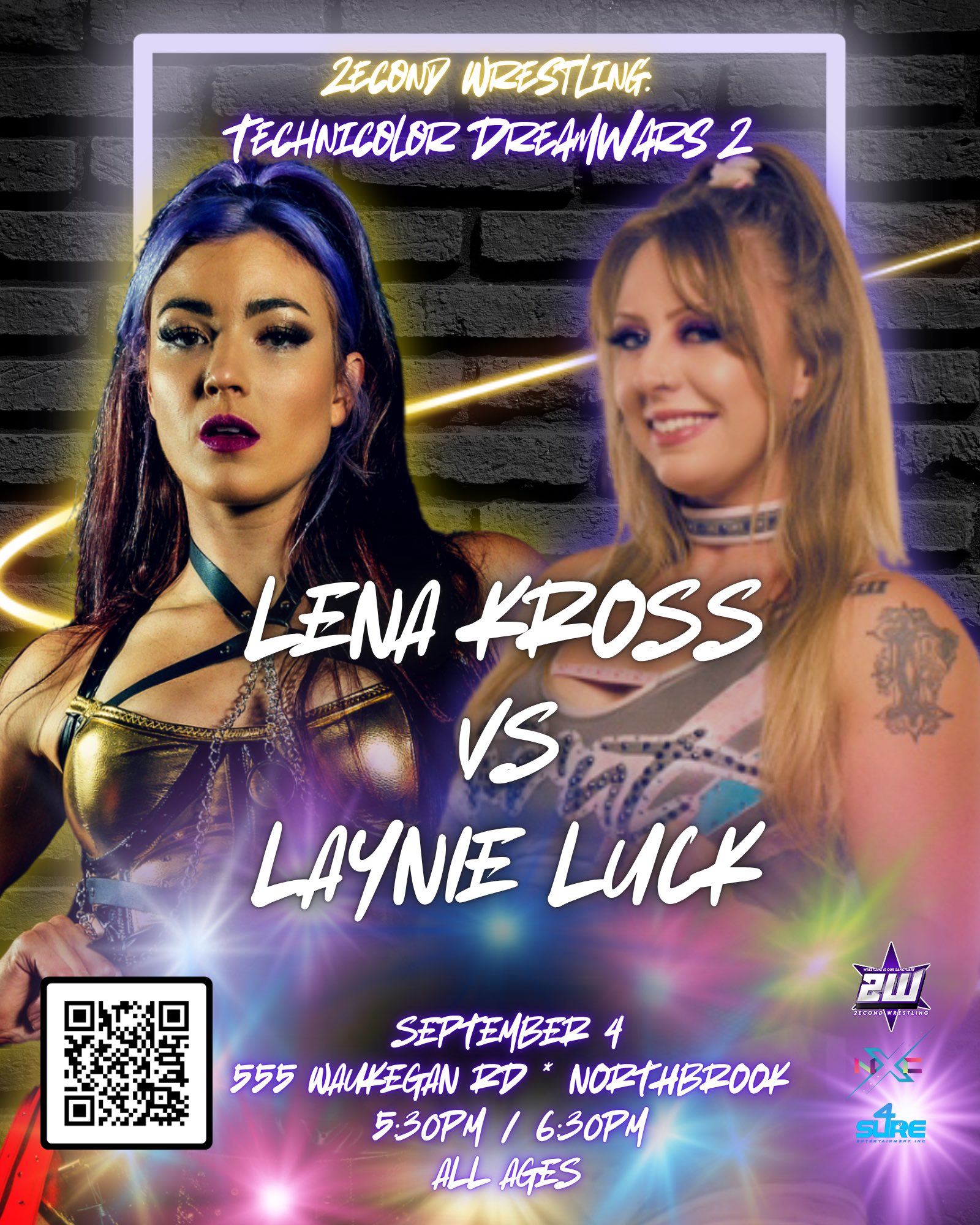 Lena Kross vs. Laynie Luck Announced For 2econd Wrestling Event on 9/4 ...
